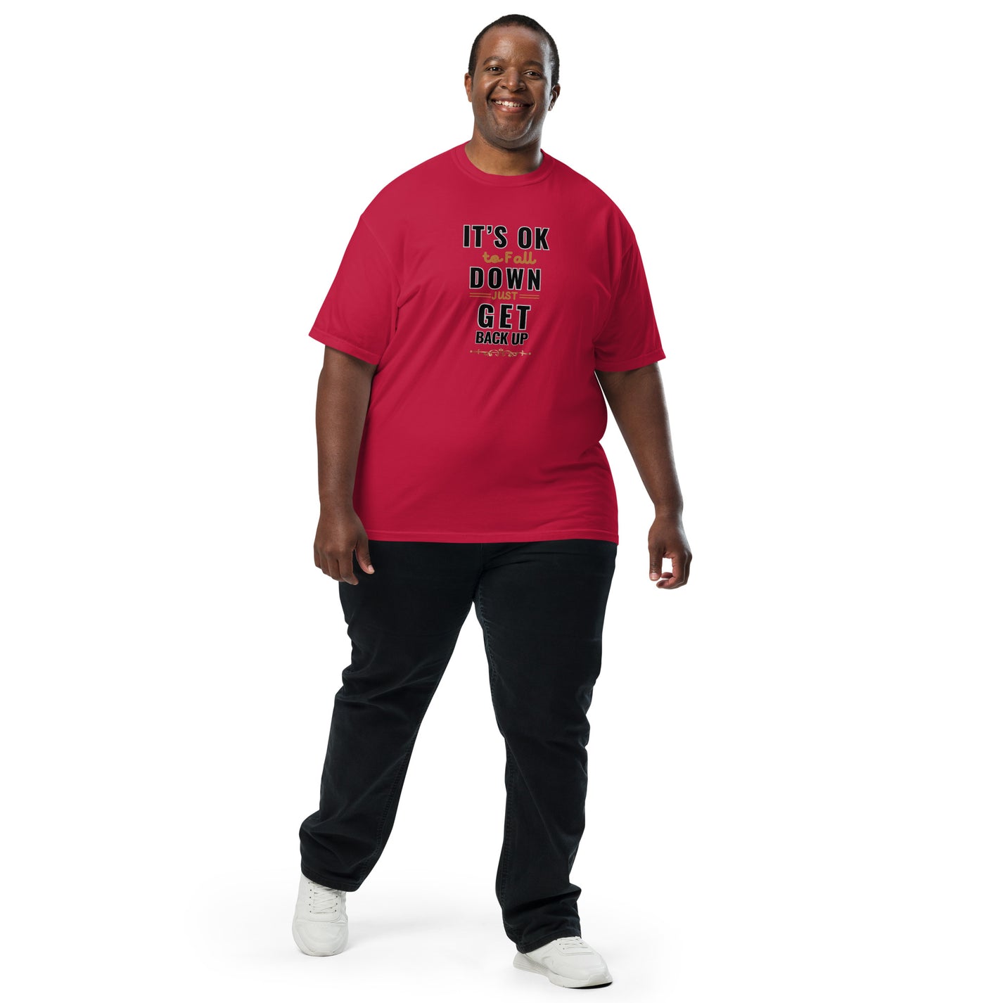 It's Ok To Fall Down Heavyweight T-shirt – ProLyf Styles